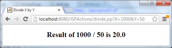 Jspforward Standard Action Examples